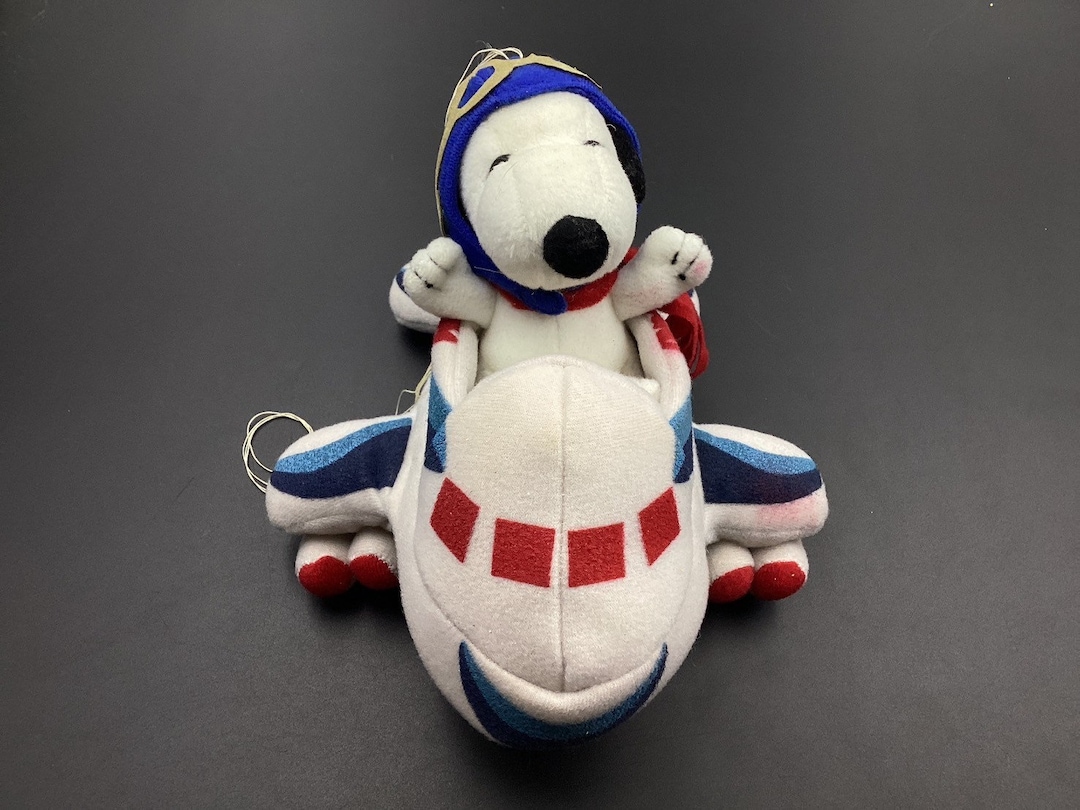 SKU DP02 F5 | Flying Ace Snoopy Pilot Plush Toy Doll Peanuts 16 Cm - Etsy