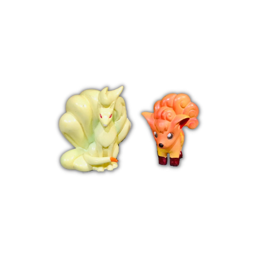 Pokemon Vulpix & Ninetales Action Figure Monster Mini Figures - Etsy
