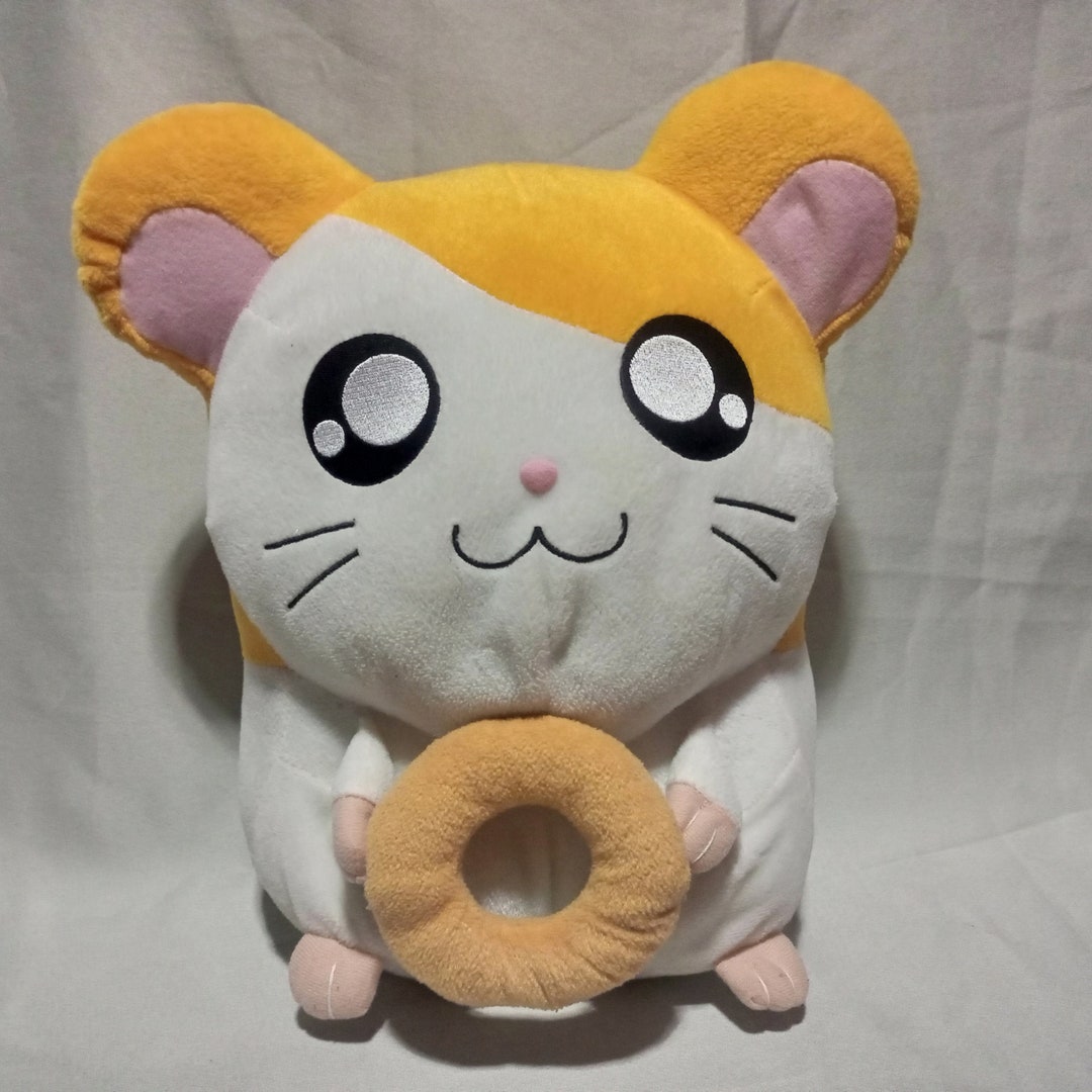 SKU DP01 | Hamtaro Hamster Large Donut Plush 13" Stuffed Toy Doll Japan ...