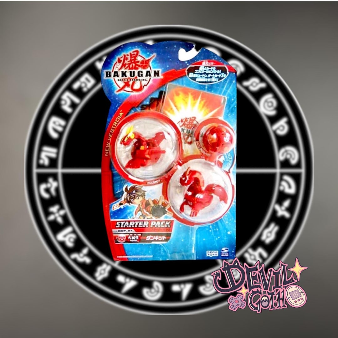 Bakugan BST-01 Dan Kit All Pyrus Starter Pack Sega Toys - Etsy