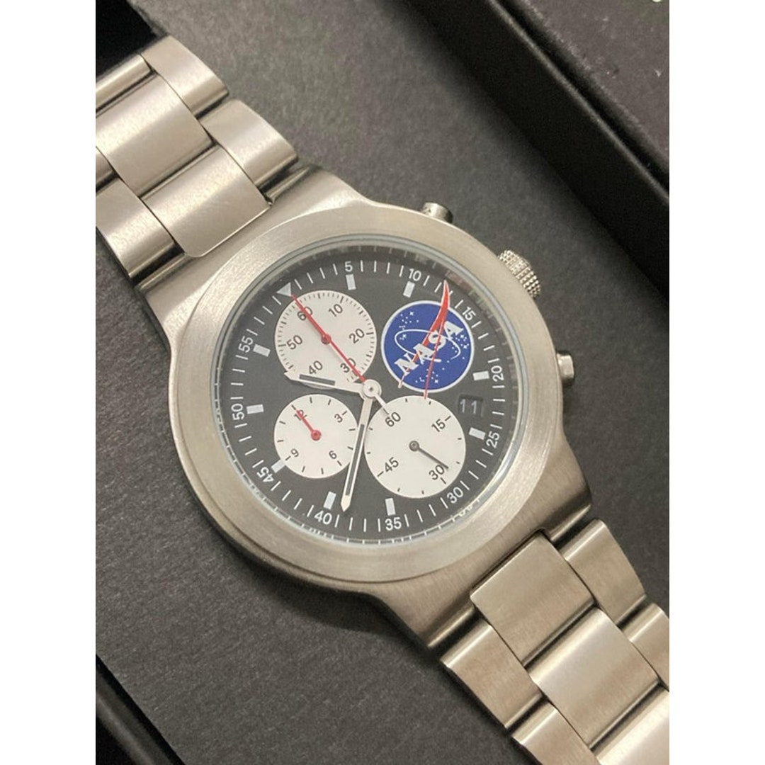 Nasa Mono Chronograph Collaboration Wrist Watch World Limited - Etsy