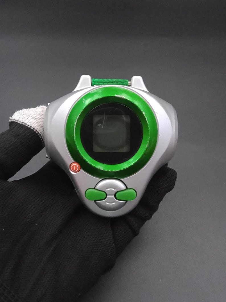 SKU B984P12094 DI1 | Bandai Digimon Digivice Green Silver , Japanese ...