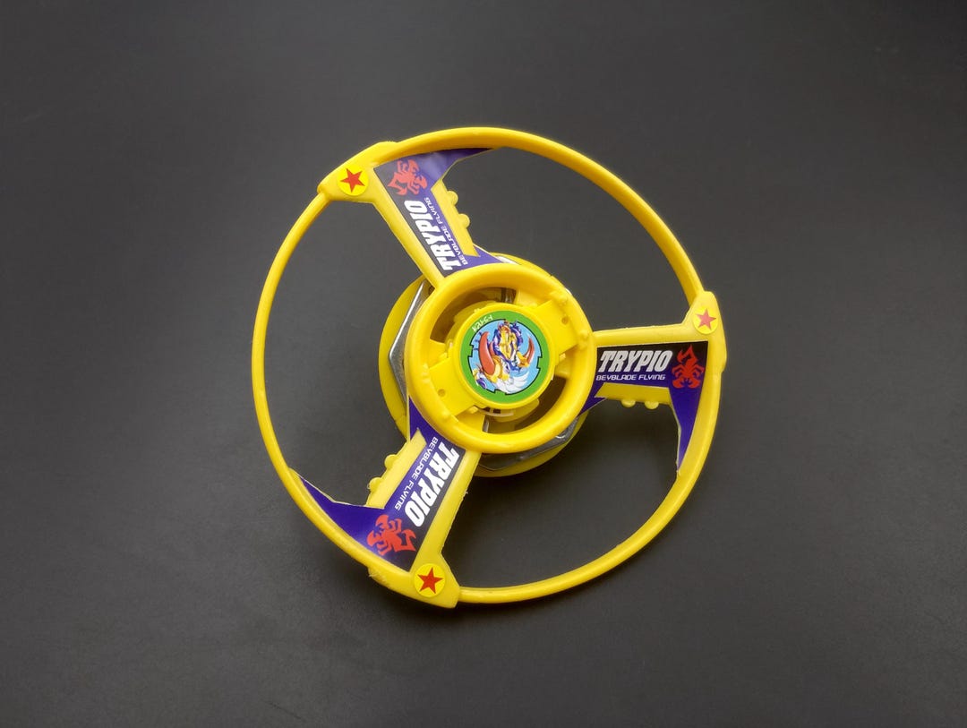 SKU BB02 F395 | Beyblade Takara , Trypio Yellow - Etsy