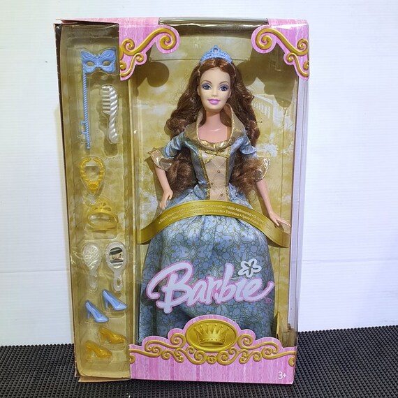 Mattel BARBIE Princess Blue Dress Sleeping Beauty Play Line - Etsy