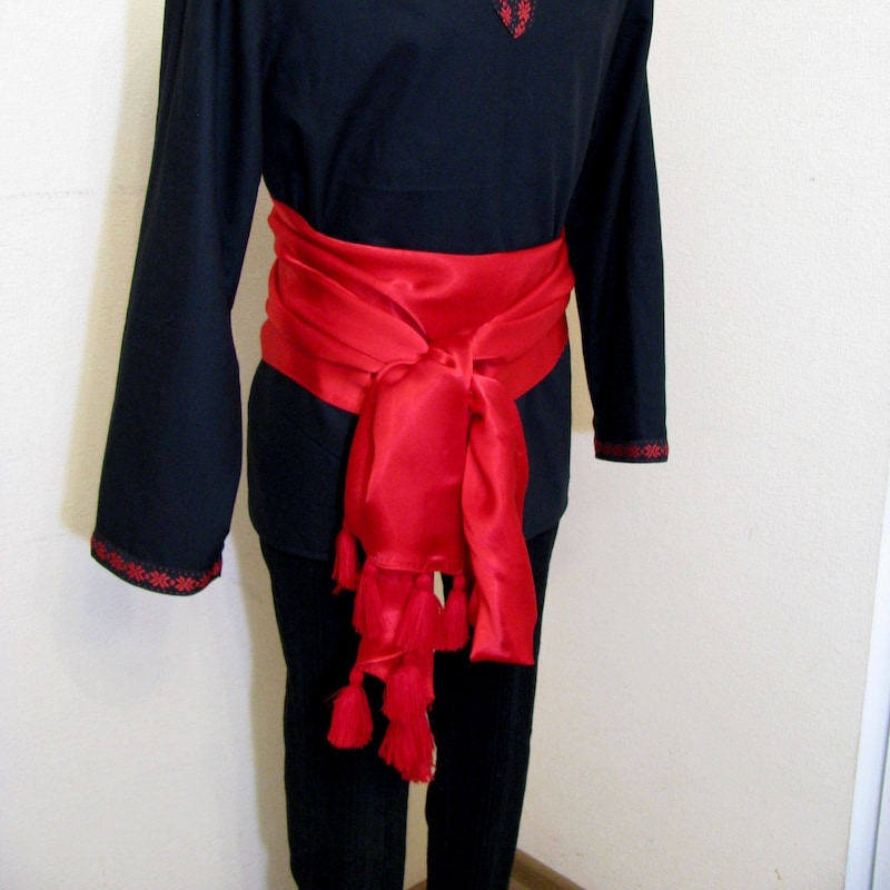 Red Sash - Etsy