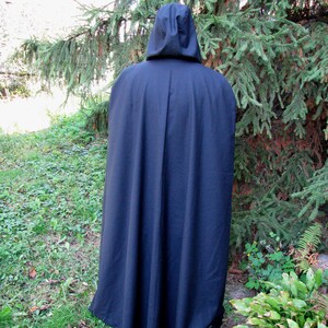 Medieval Cloak for Men Wool Hooded Cape Long Renaissance Cape LARP ...