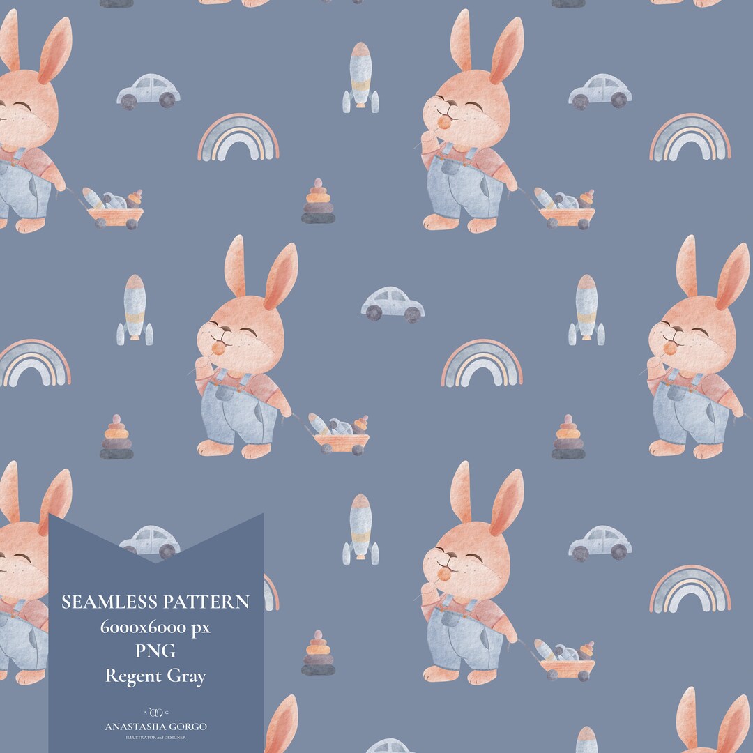 Exclusive Kids' Seamless Fabric Pattern: Repeating - Etsy
