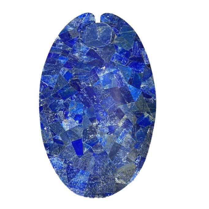 Handmade Lapis Lazuli Inlay Marble Side Table: Eros Design - Etsy