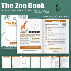 The Zoo Book - A DIY Adventure Guide (make Your Own Printable ...
