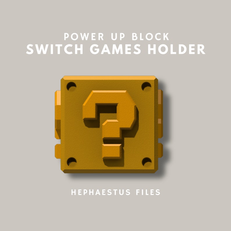 3D Printing Power up Block Switch Cartridge Holder STL File - Etsy