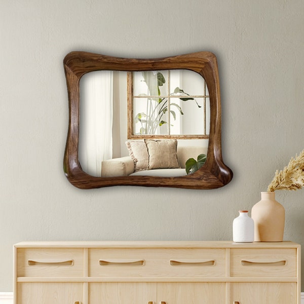 Wood Framed Mirror - Etsy