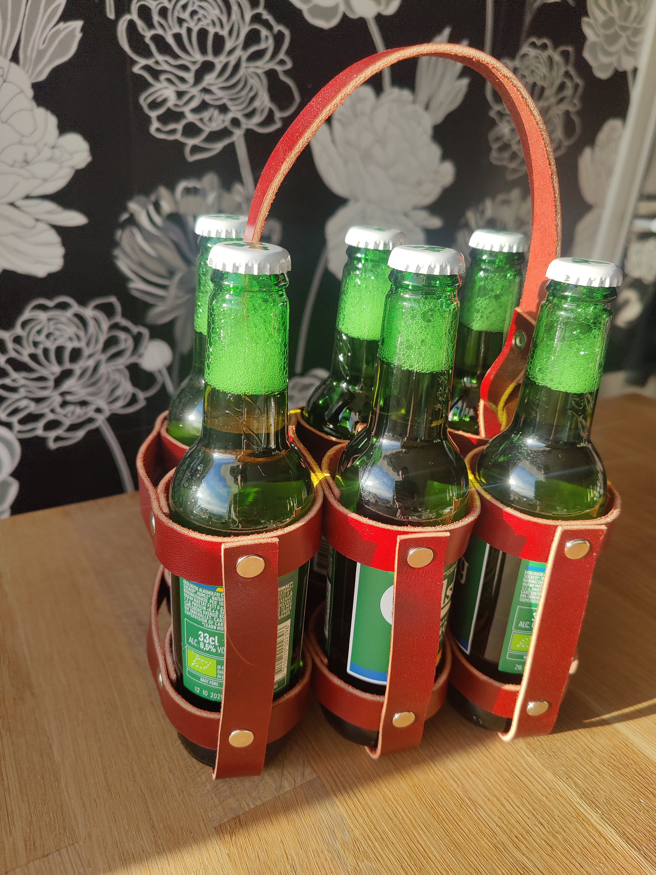 Leather Beer Bottle Holder PDF Pattern - Etsy