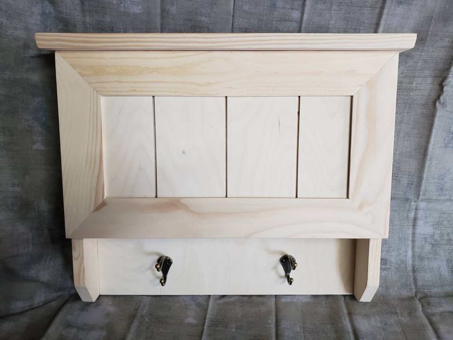 Concealment Shelf and Coat Rack Custom Concealment Storage - Etsy