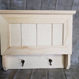 Concealment Shelf and Coat Rack, Custom Concealment Storage, Coat Rack ...