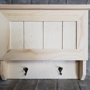 Concealment Shelf and Coat Rack, Custom Concealment Storage, Coat Rack ...