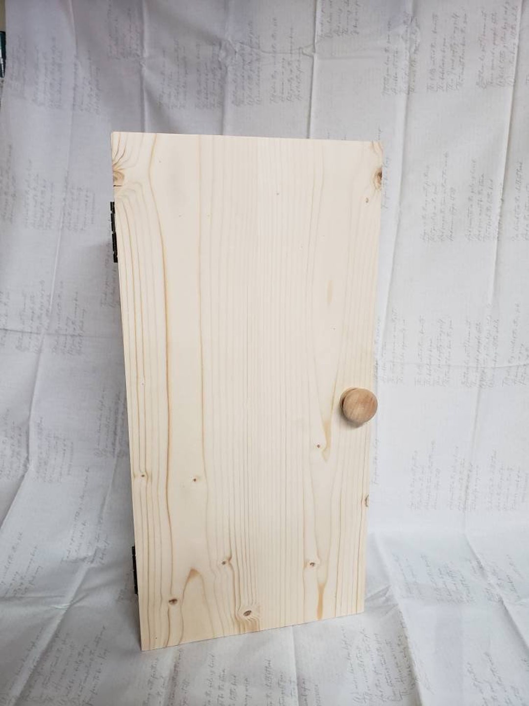 Solid Pine Wood Fire Extinguisher Box, Hanging Storage Box, Small ...