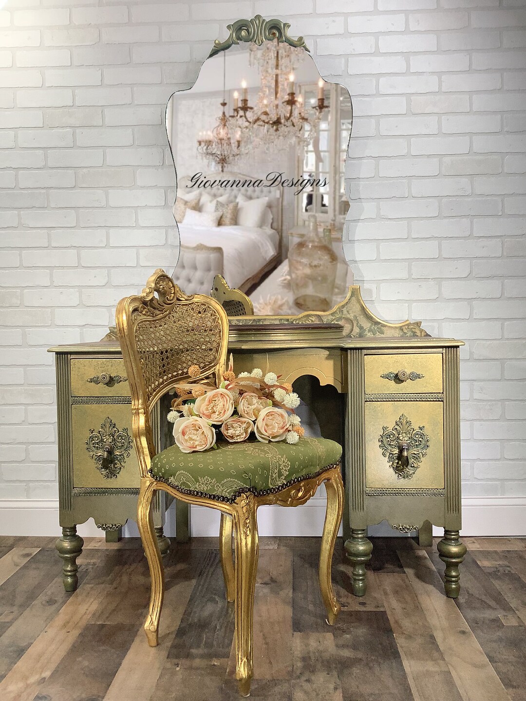 NEW Vintage Vanity Table /antique Vanity Set/makeuptable/dressing Table ...