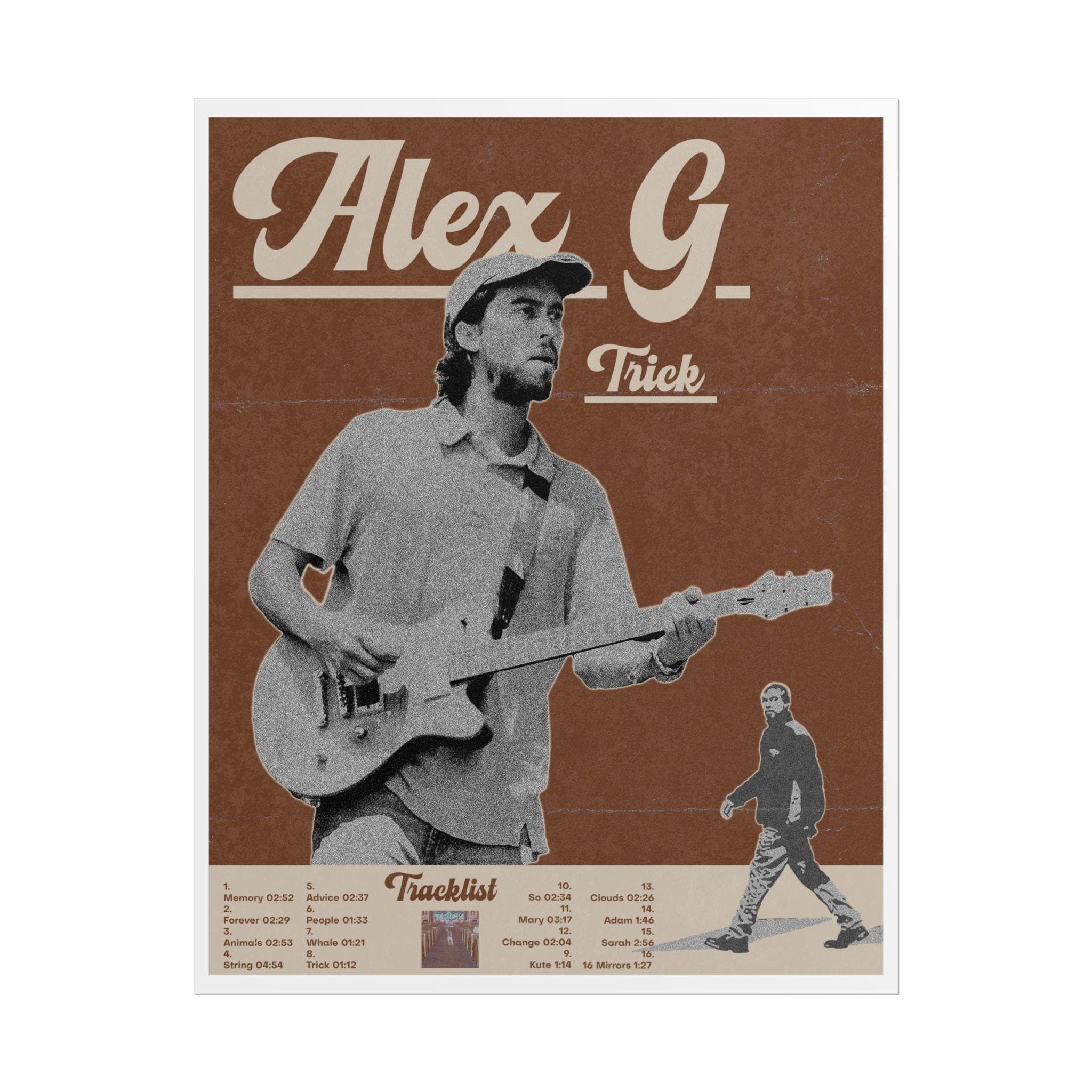 Alex G Album Poster - Rolled Posters for Wall Art, Bedroom Decor, Indie ...