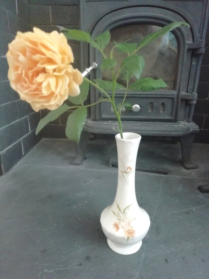 Melba Ware Vase Narcissus Daffodil 1970s Vintage Floral Vase Stem Vase ...