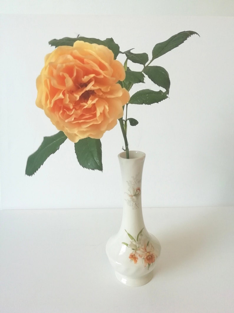 Melba Ware Vase Narcissus Daffodil 1970s Vintage Floral Vase Stem Vase ...