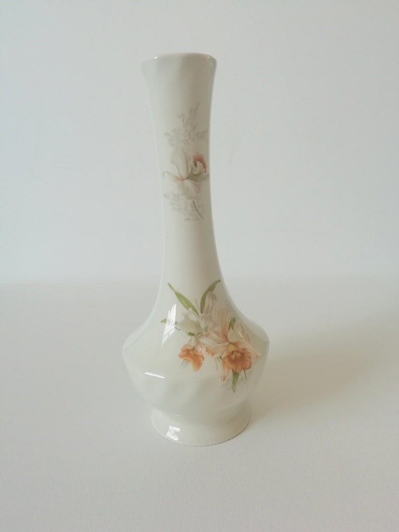 Melba Ware Vase Narcissus Daffodil 1970s Vintage Floral Vase Stem Vase ...