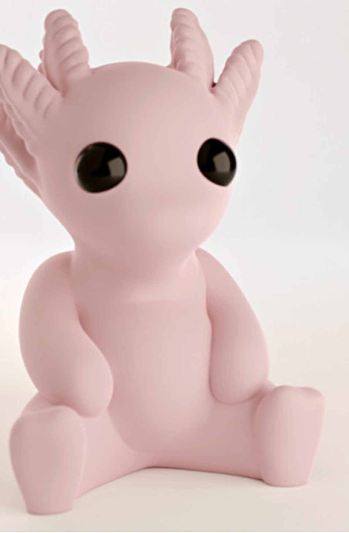 Baby Axolotl Sculpture 2 Poses 3d Printed Cute Desk Guardian - Etsy