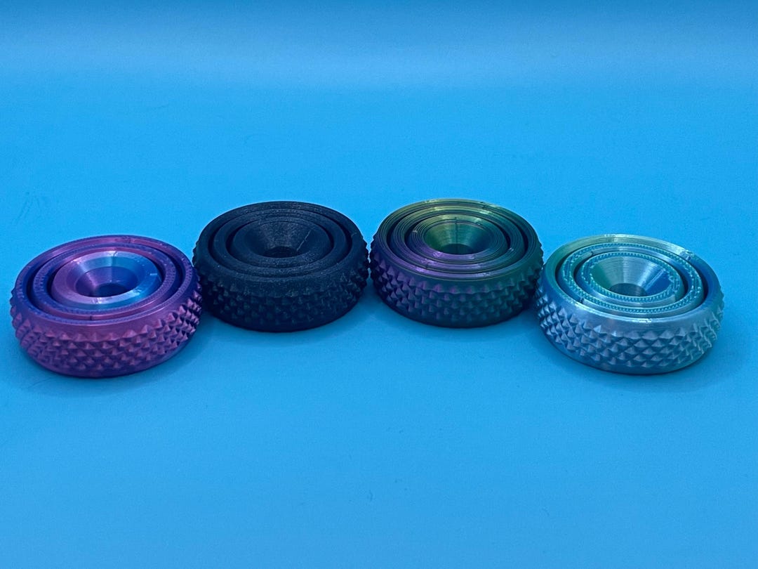 Customizable Textured Gyro Spinner - 40 Color Options! - Etsy