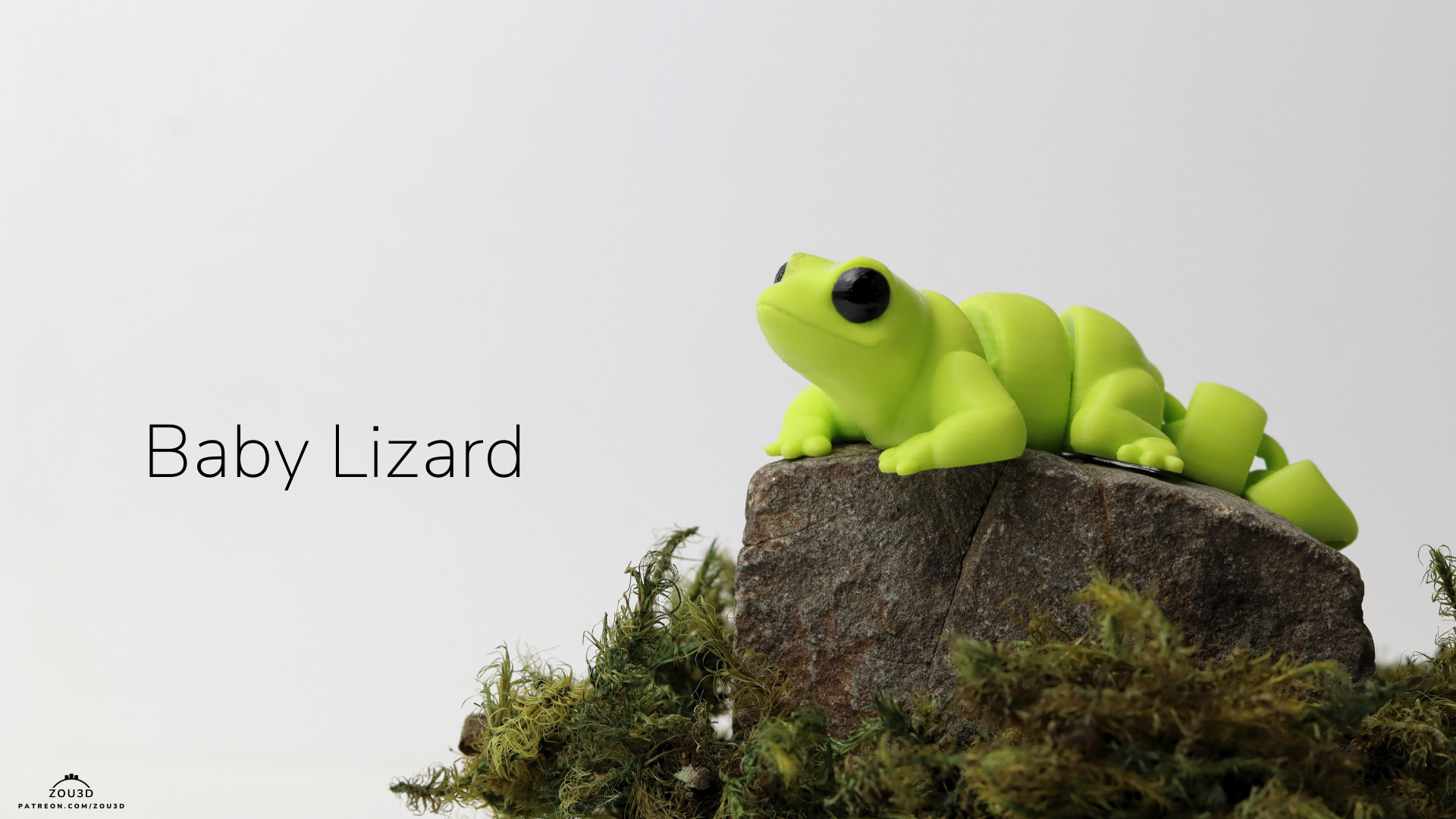Baby Lizard Articulated 3d Printed Figurine - 40 Color Options! - Etsy