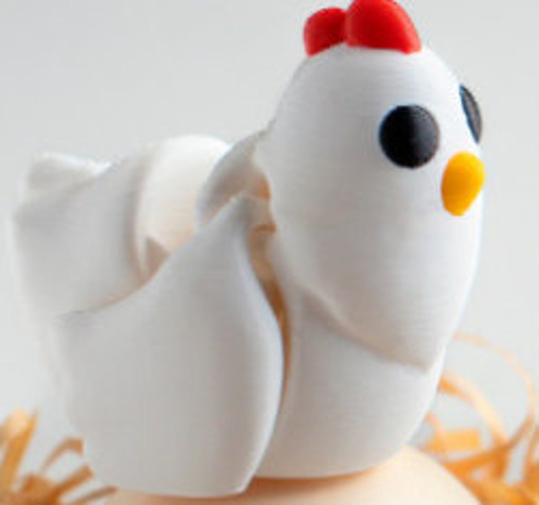 Baby Chicken Articulated 3d Printed Figurine - Etsy