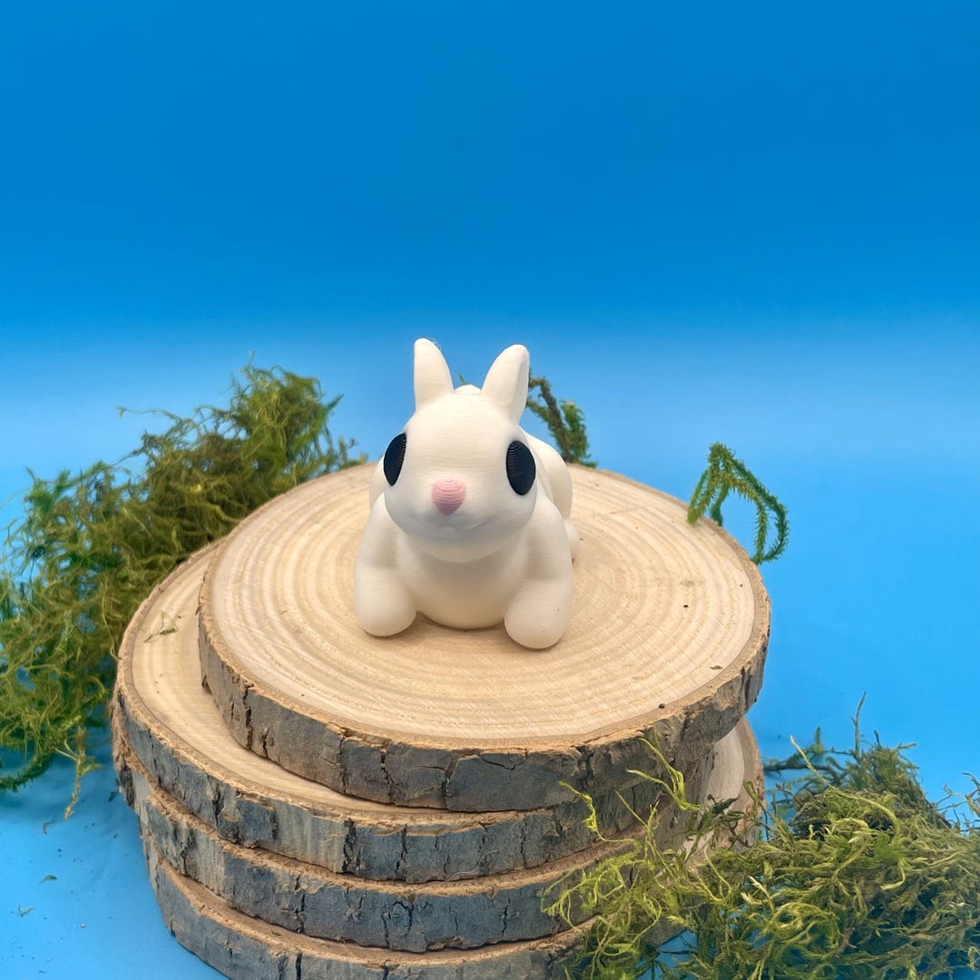 Baby Bunny Articulated 3d Printed Figurine - 40 Color Options! - Etsy