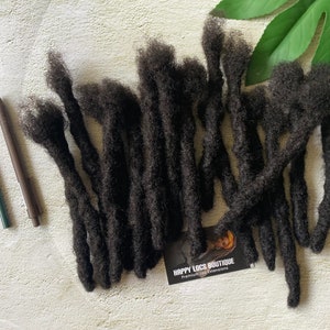 Textured Human Hair Wicks Loc Extensions | Jumbo Loc Extensions | Thick ...