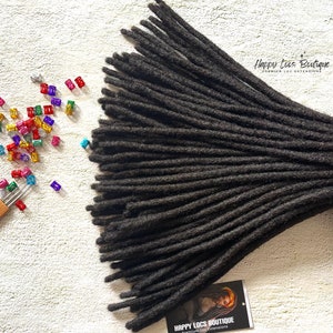 Real Human Hair Loc Extensions Bundles Permanent & Hand-made Dreadlock ...