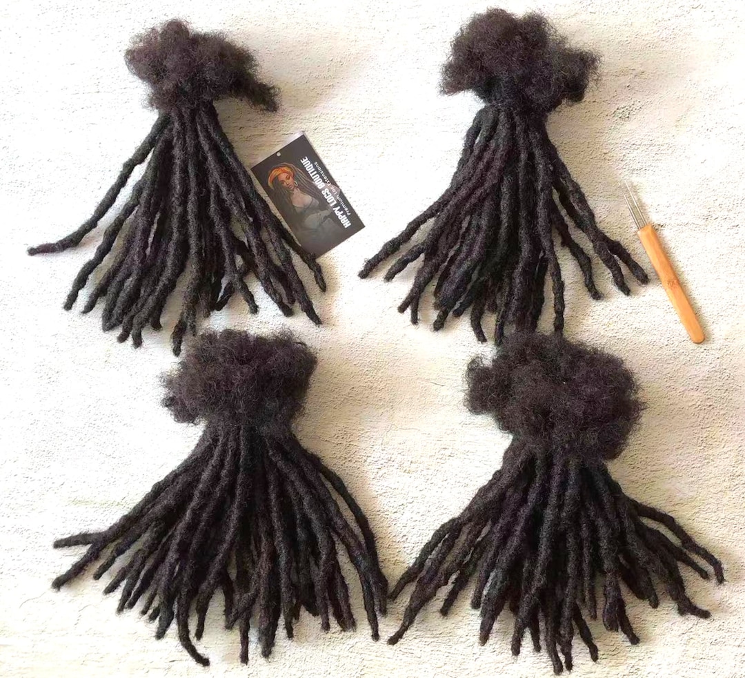 Textured Human Hair Loc Extensions: Interlocked Dreadlock Bundles - Etsy