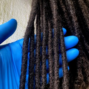 Curly Ends Human Hair Loc Extensions - Natural Black Coiled Tips - Etsy