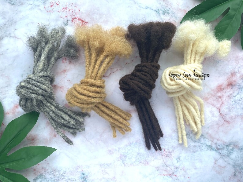 Permanent Human Hair Loc Extensions Bundles 100 Human Dreadlock Extensions 10 Locs Per Bundle