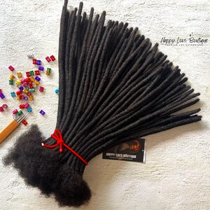 Real Human Hair Loc Extensions Bundles | Permanent & Hand-made ...