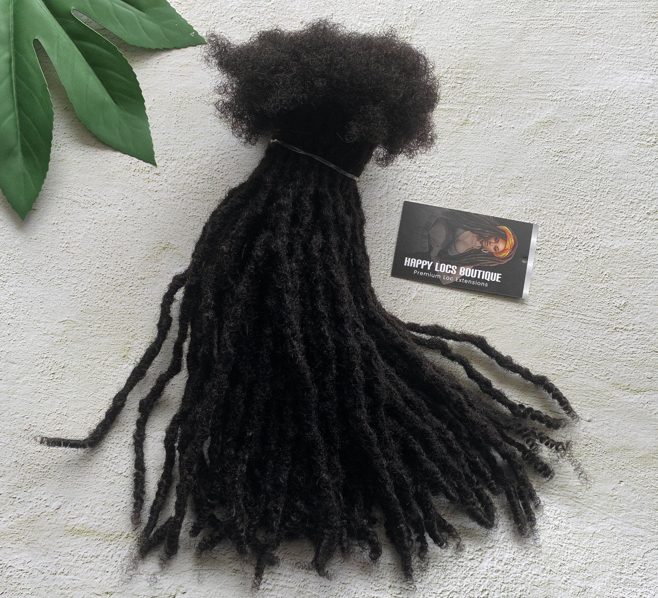 Curly Tip Human Hair Loc Extensions: Textured Dreadlock Bundles - Etsy