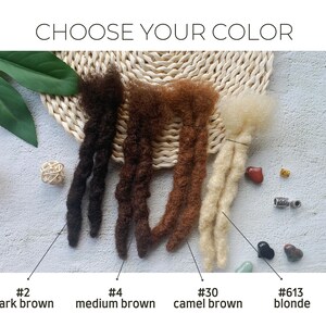 Textured Human Hair Wicks Loc Extensions | Jumbo Loc Extensions | Thick ...