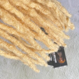 Textured 613 Blonde Human Hair Loc Extensions Bundles - Etsy