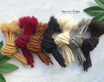 Fusion Loc Extensions Handmade 100% Human Hair 10 Locs per Bundle - Etsy