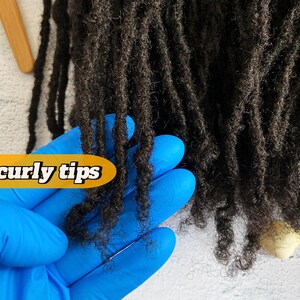 135 Locs Bundle Textured Interlocked Human Hair Loc Extensions ...