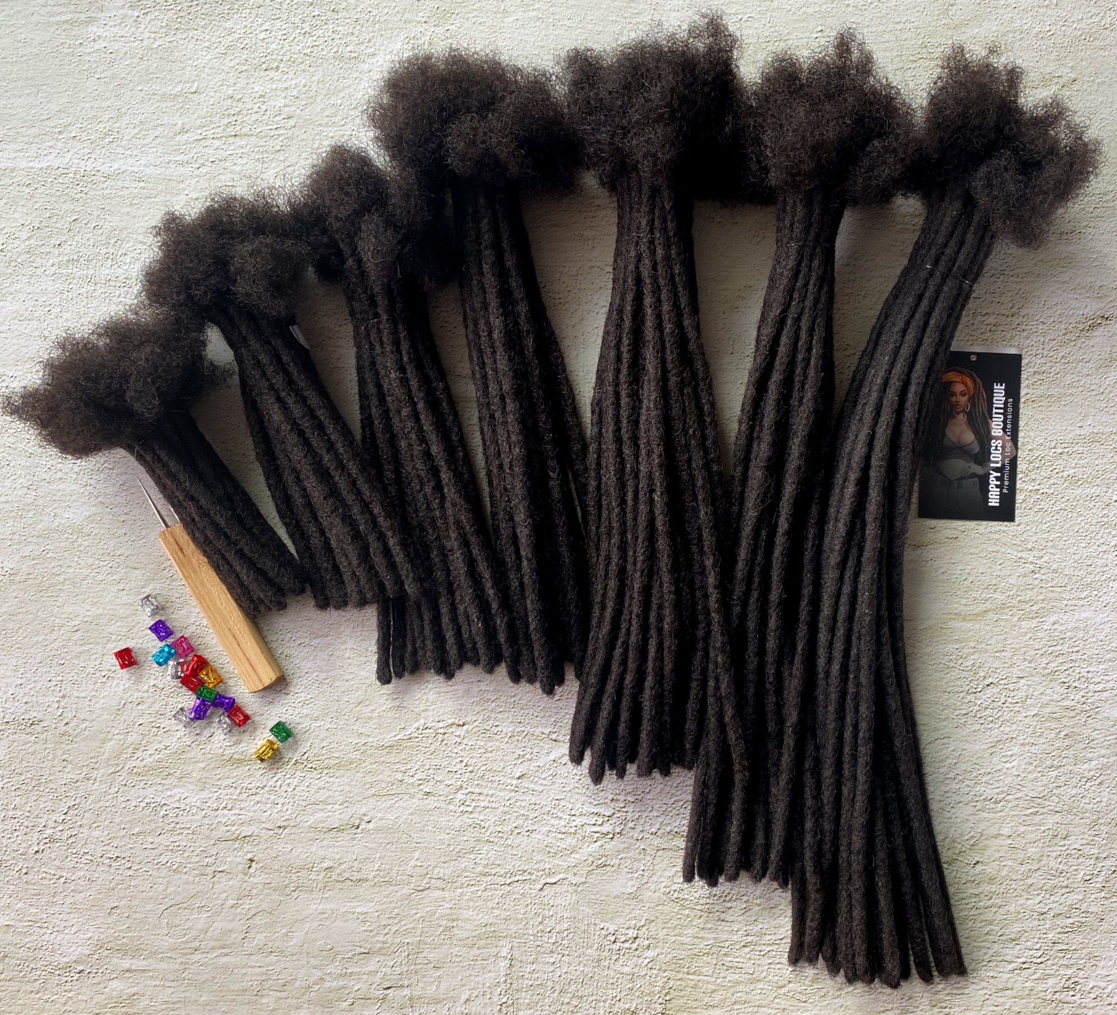 Standard Loc Extensions Handmade 100% Human Hair Natural Dreadlock Extensions Various Lengths - Etsy