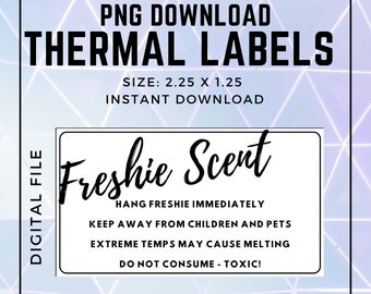 Car Freshie Label Png - Etsy