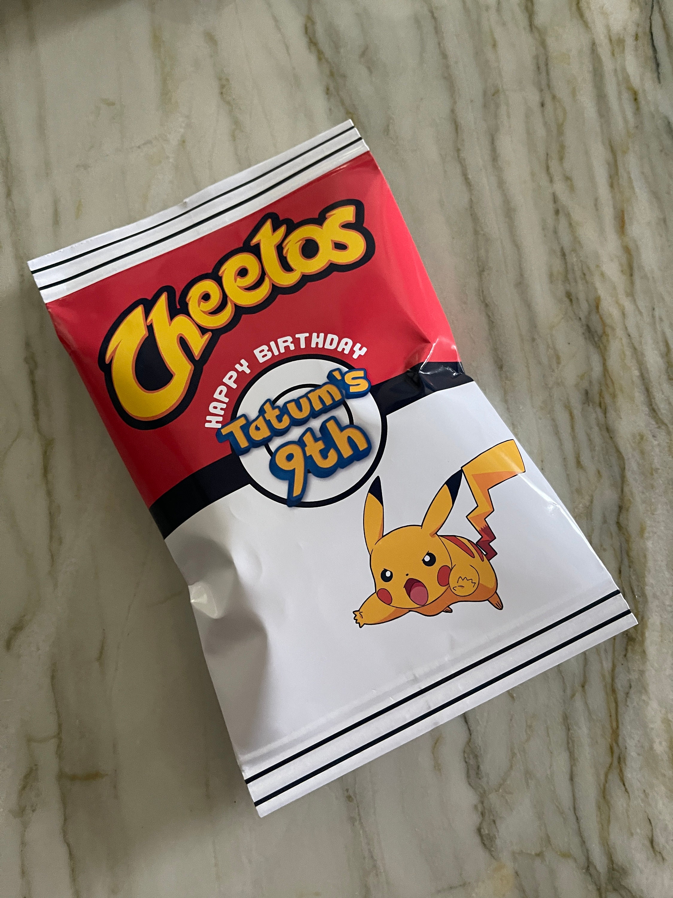 Editable Chip Label Template - Custom Party Favors - Birthday / Baby ...