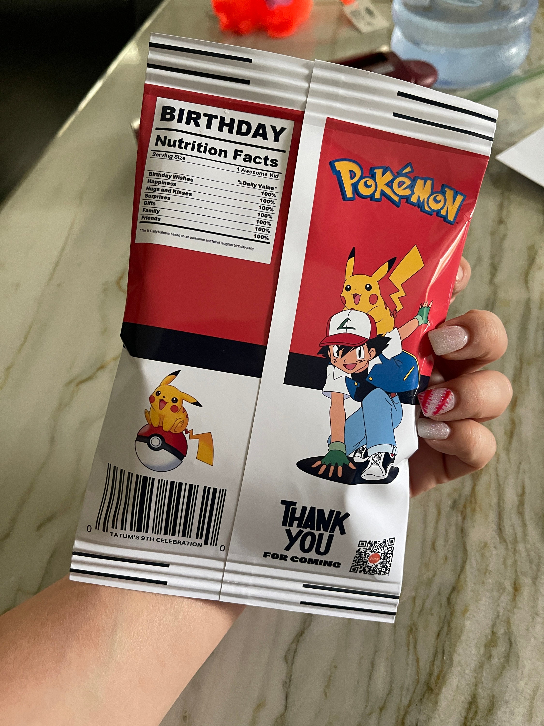 Editable Chip Label Template - Custom Party Favors - Birthday / Baby ...