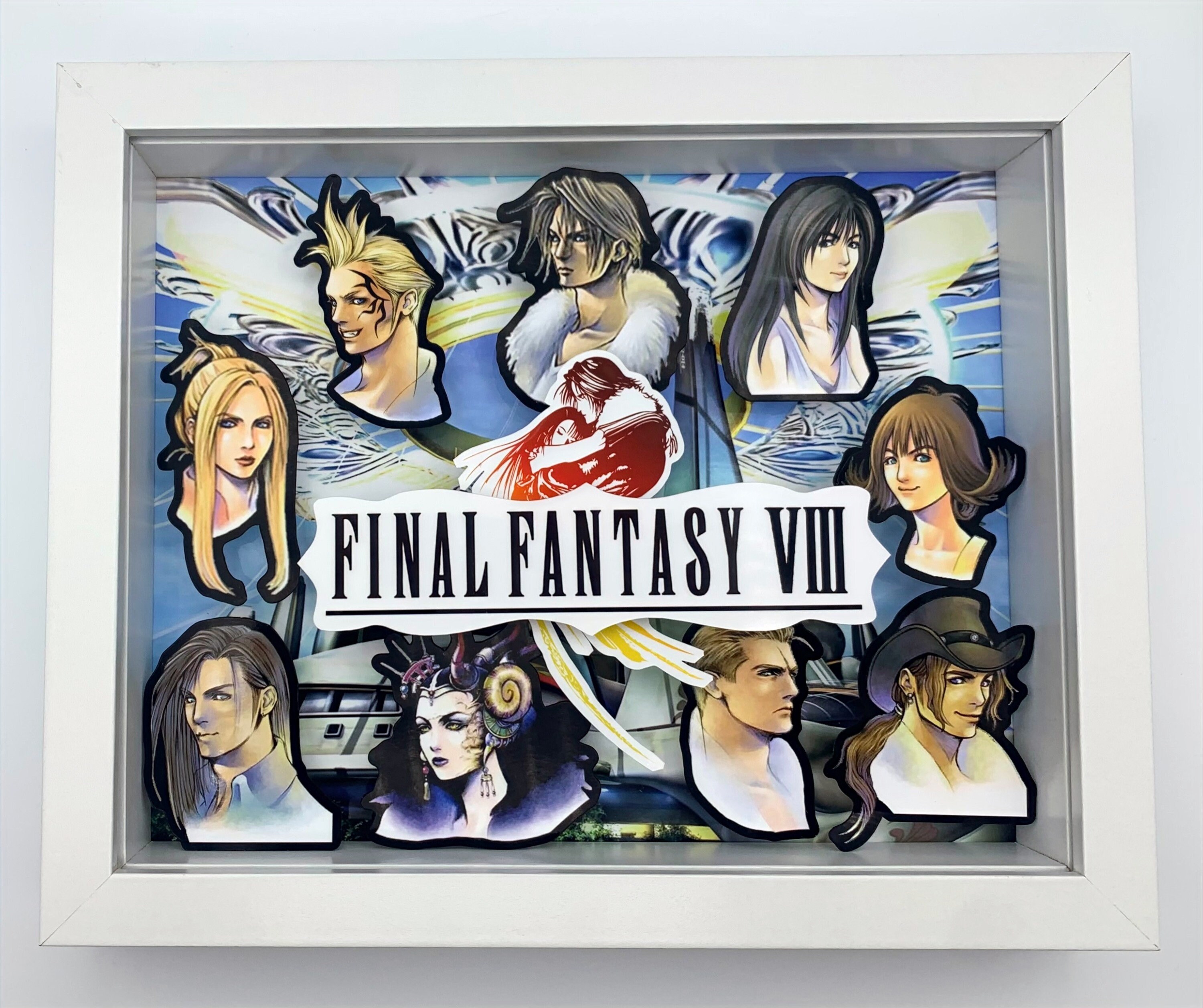 Final Fantasy VIII 3D Shadow Box Frame - Etsy UK