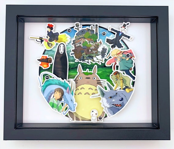 Studio Ghibli 3D Shadowbox Frame | Etsy