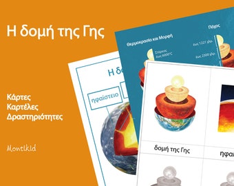 Montessori Layers of the Earth - Etsy