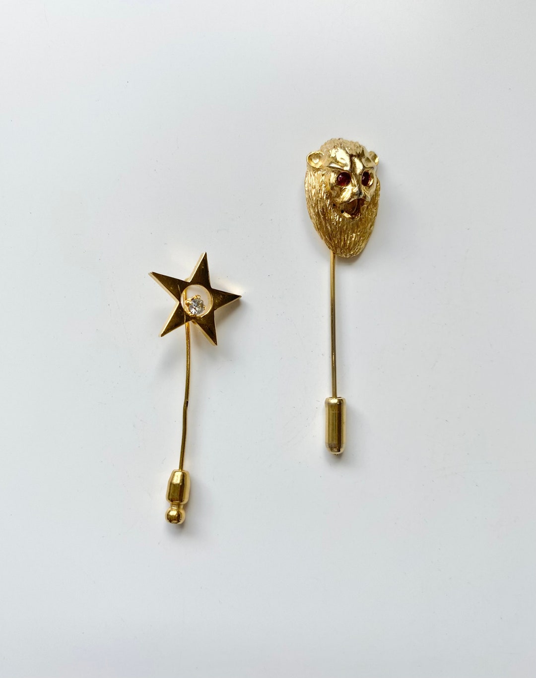 Set of 2 Stick Pins - Etsy