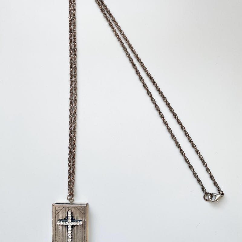 Cross Locket - Etsy